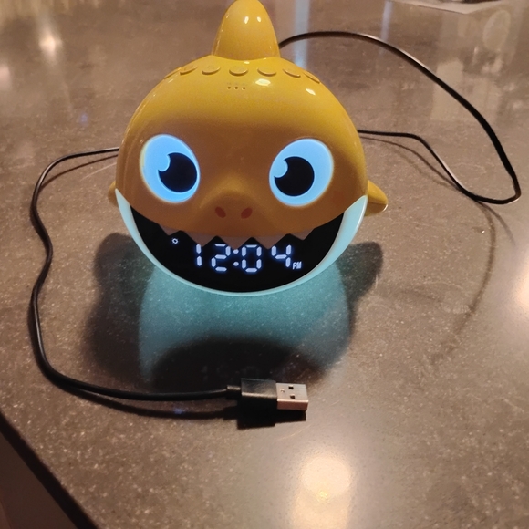 Baby Shark | Other | Yellow Baby Shark Kids Alarm Clock | Poshmark